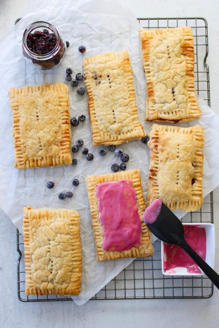 Homemade Blueberry Pop Tarts (Gluten-Free Option) - Nourished with Jessica